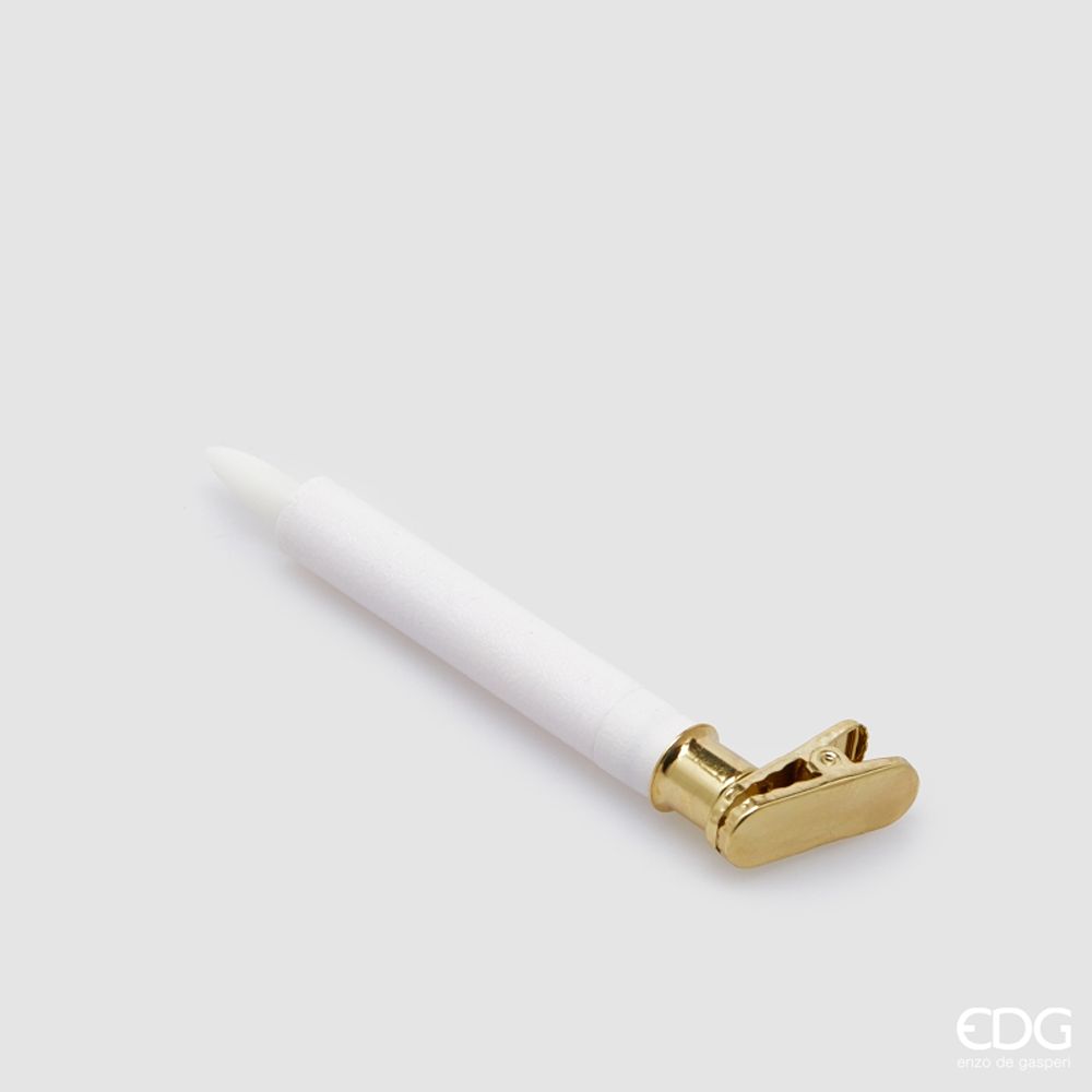 EDG Set 10 Candele a LED con Clip Oro H13
